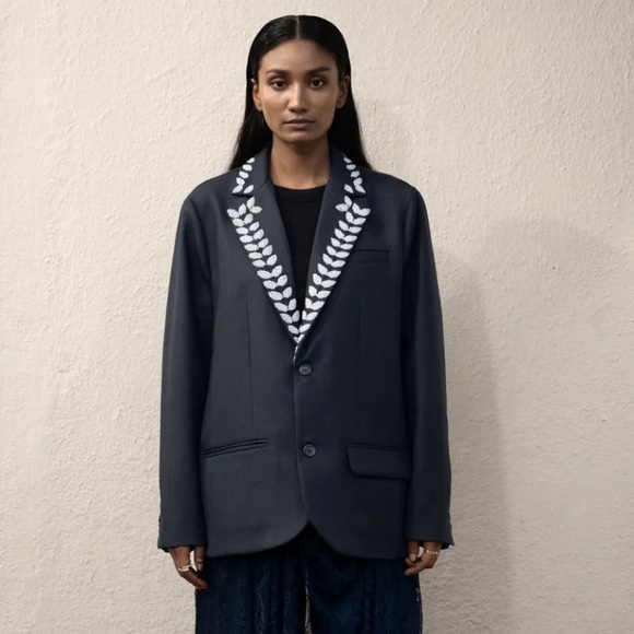 Arth Atelier | Jackets & Coats | Arth Atelier Wool Blazer Hand ...